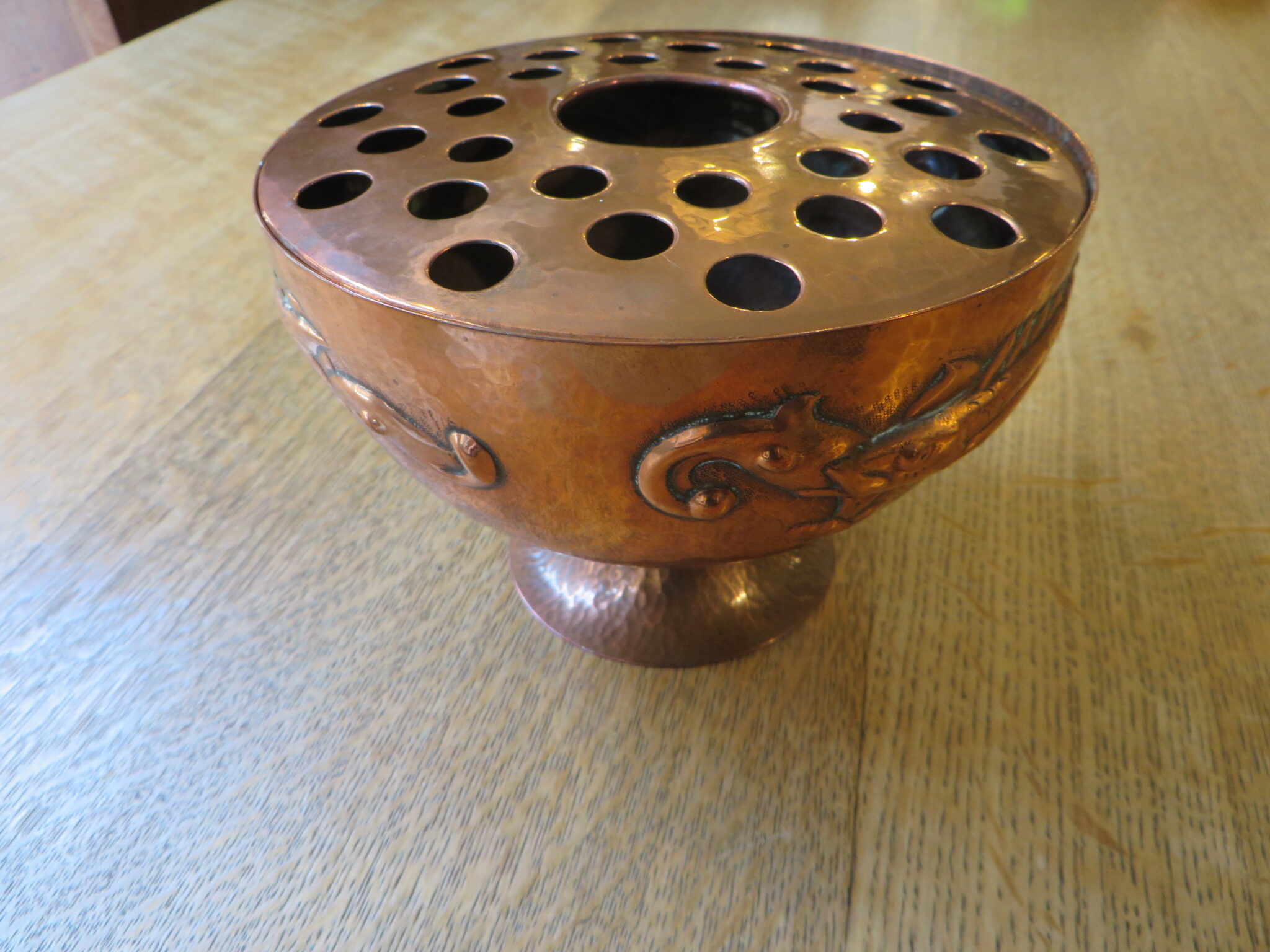 Newlyn Copper Rose Bowl - Arts & Crafts Antiques